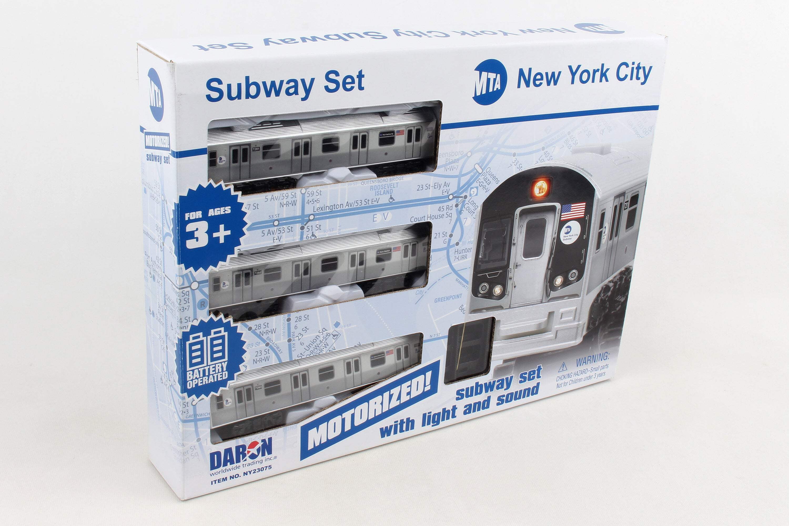 Battery Operated NYC Subway Train Set with Track - 3 Nepal | Ubuy