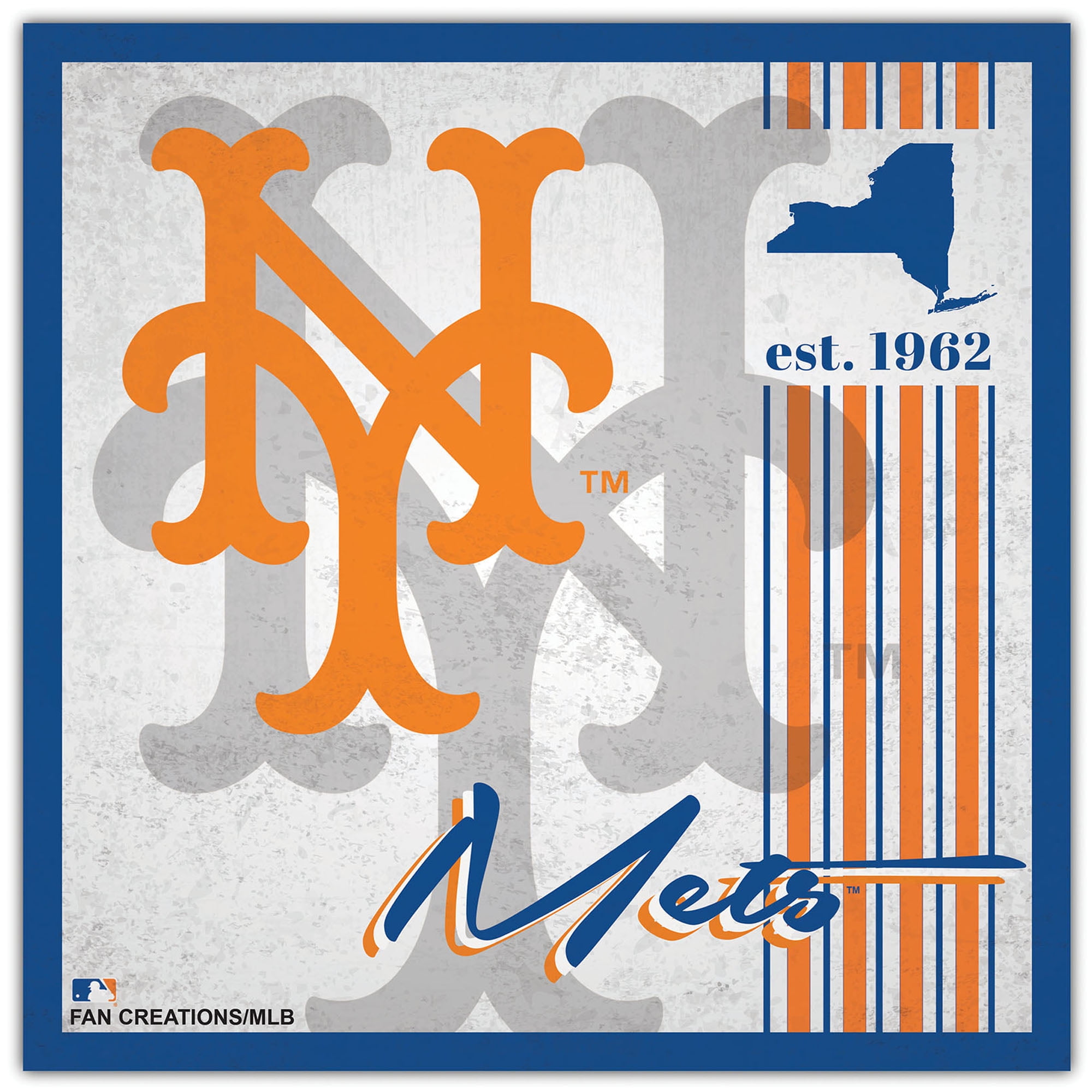 New York Mets 10" x 10" Greatest Hits Team Sign - Walmart.com