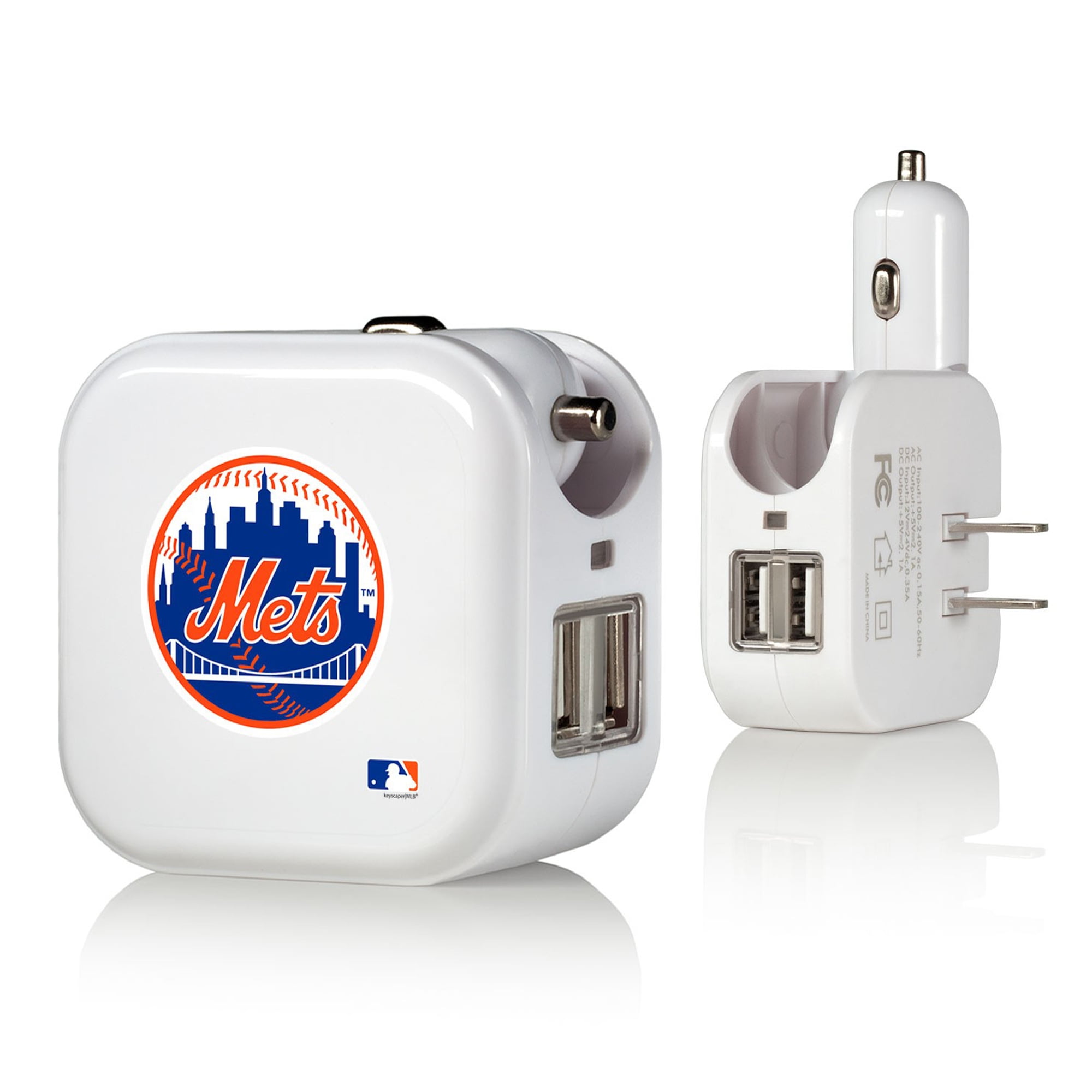 New York Mets 2-In-1 USB Charger - Walmart.com