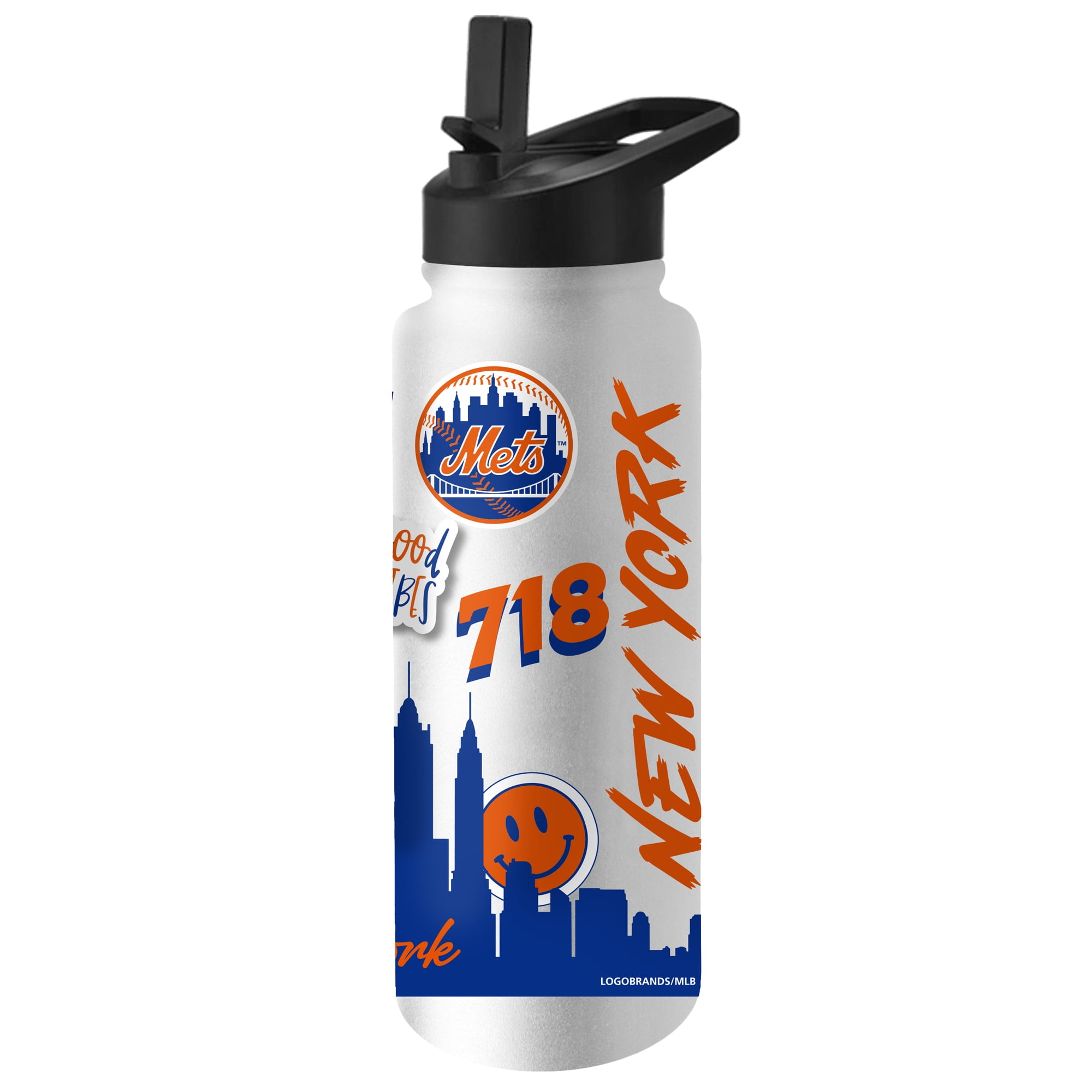 New York Mets 34oz. Native Quencher Bottle - Walmart.com