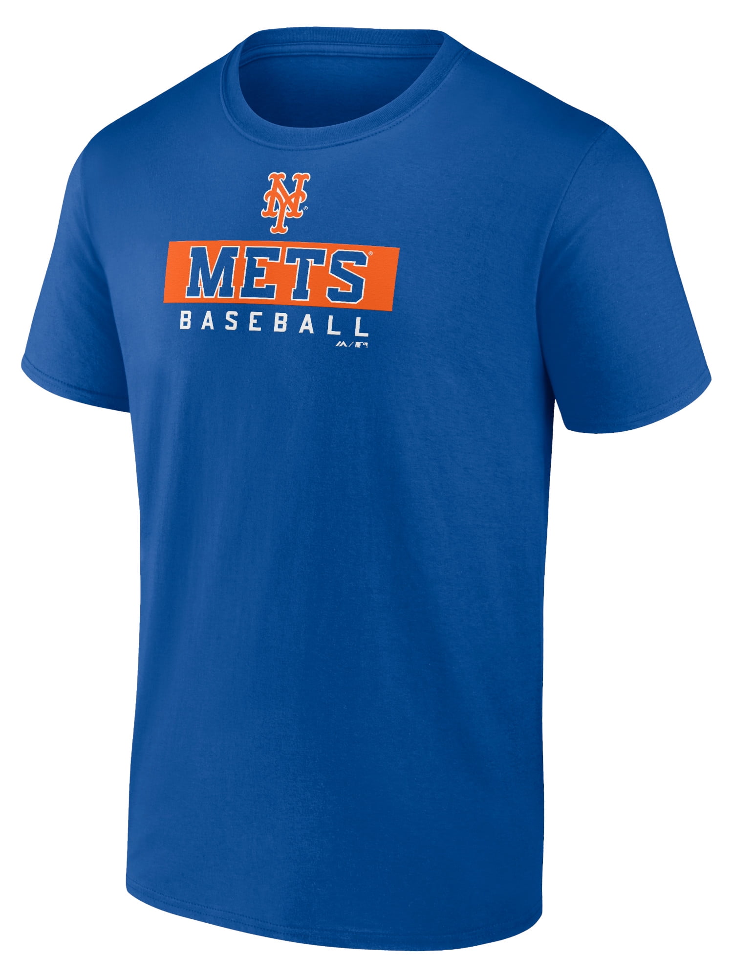 New York Mets MLB Team Style Men's Crew Neck Short Sleeve T-Shirt ...