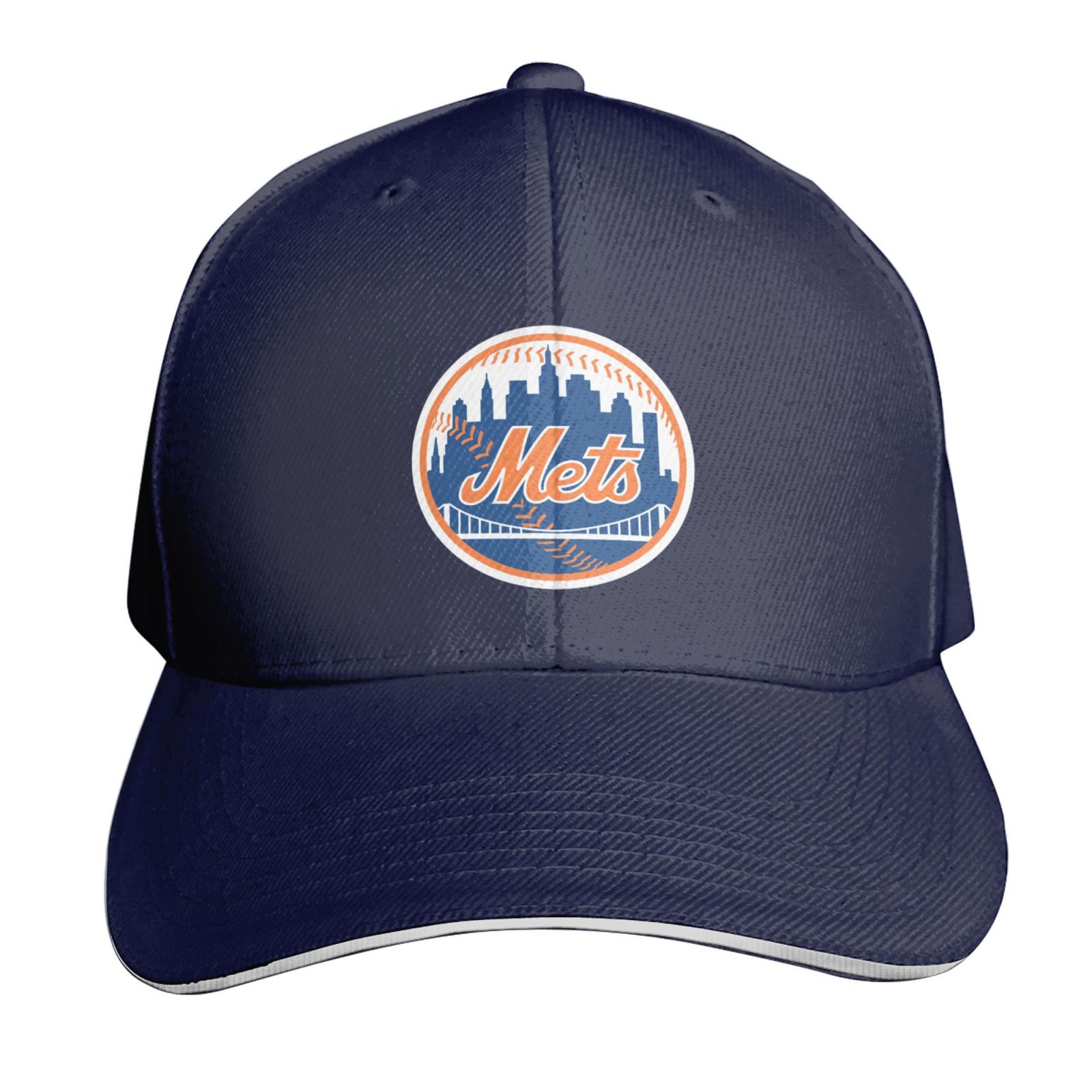 New_York_Mets Men And Women Baseball Cap Adjustable Size For Running ...