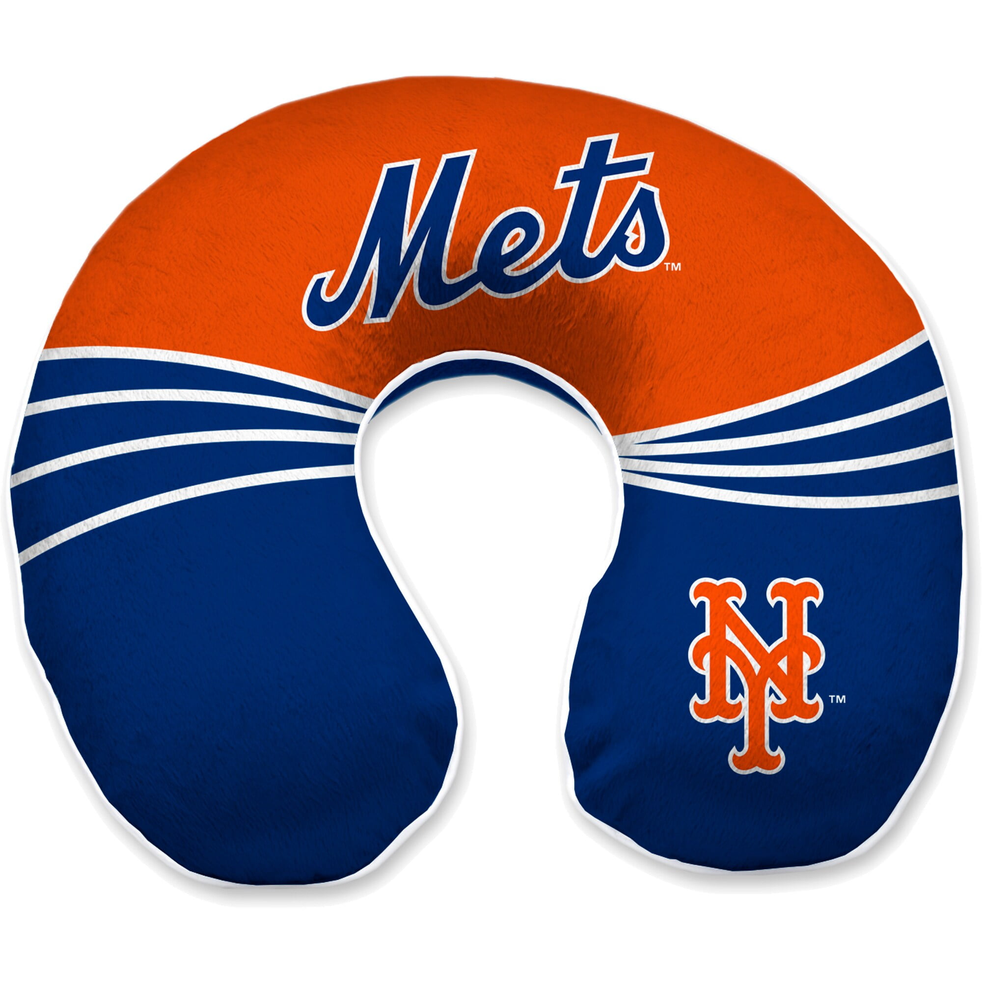 New York Mets Wave Memory Foam Travel Pillow - Walmart.com