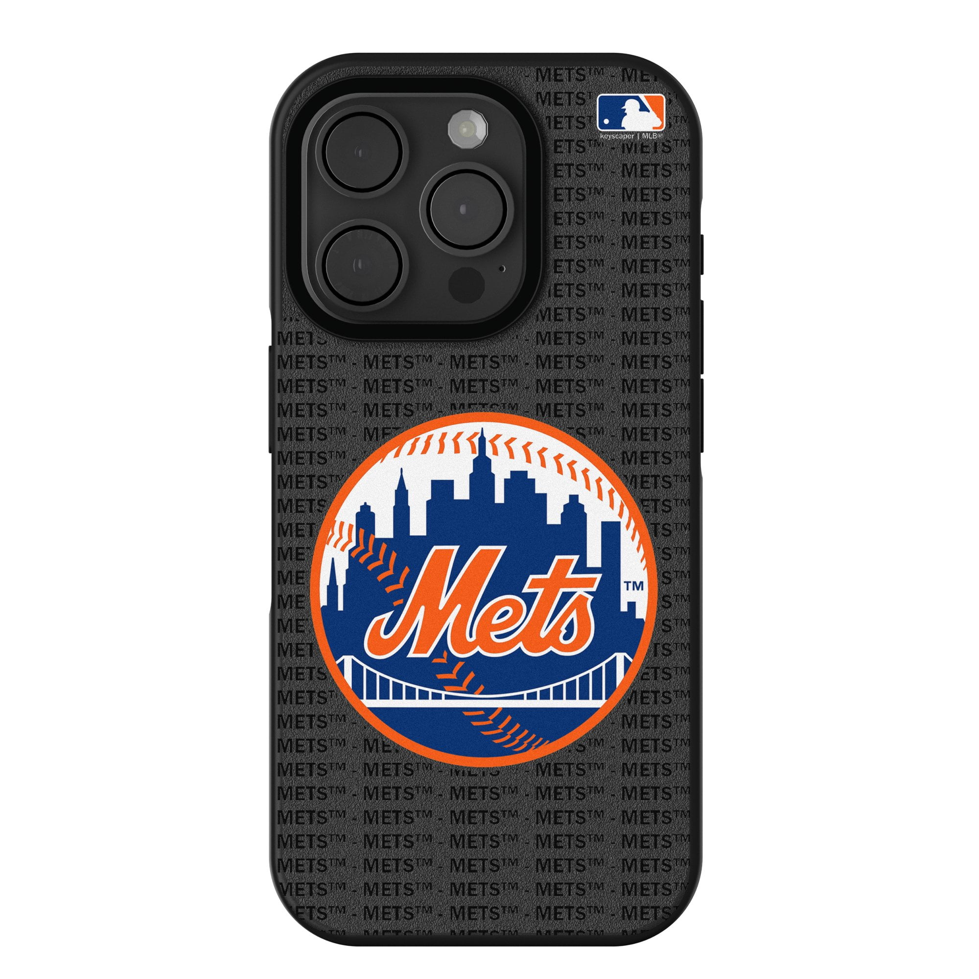 New York Mets iPhone Text Backdrop Design Bump Case - Walmart.com
