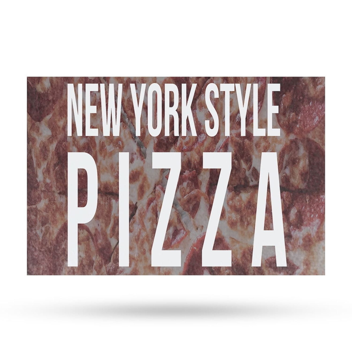 New York Pizza Vinyl Decal 18 Inch x 24 Inch Weatherproof Heavy-Duty ...