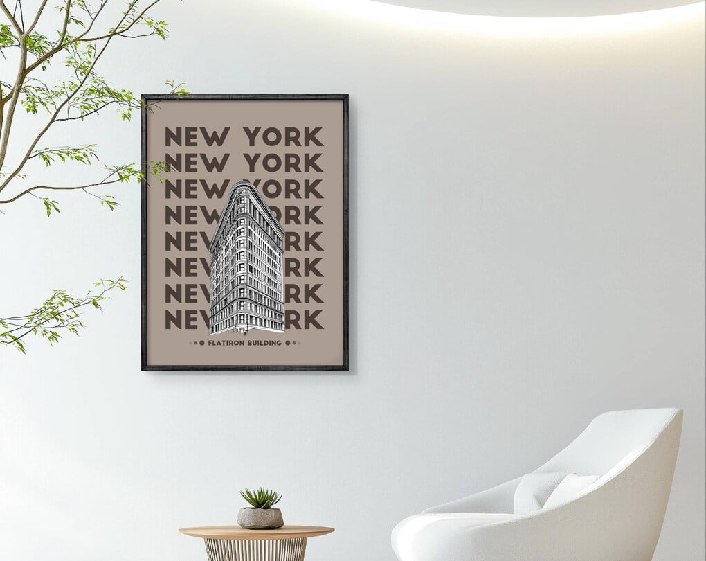 New York Poster, Flatiron Building Print, Downloadable Poster, Nyc ...