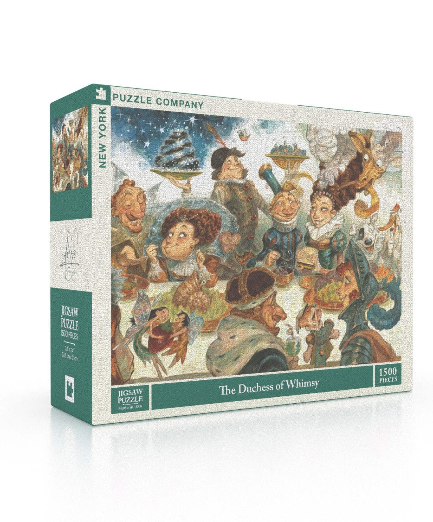 New York Puzzle Company Duchess of Whimsy 1500 Piece Jigsaw Puzzle ...