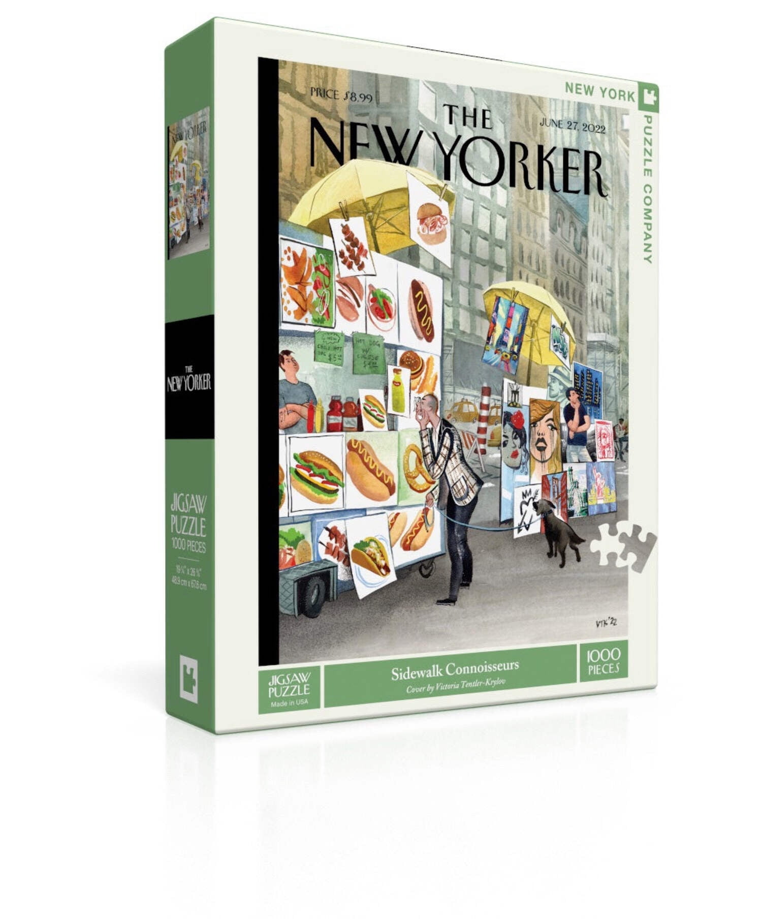 New York Puzzle Company Sidewalk Connoisseurs 1000 Piece Jigsaw Puzzle ...