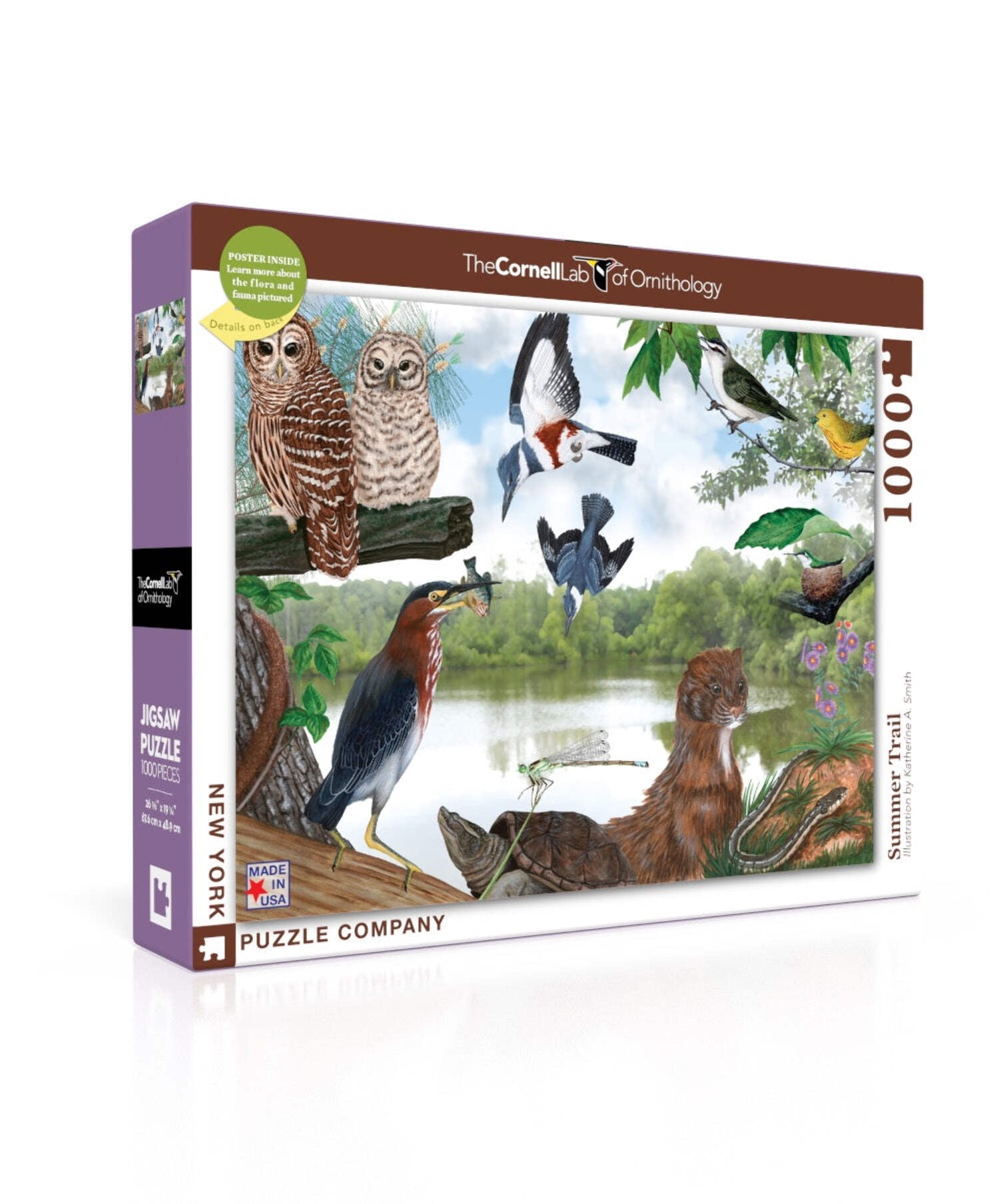 New York Puzzle Company Summer Trail 1000 Piece Jigsaw Puzzle - Walmart.com