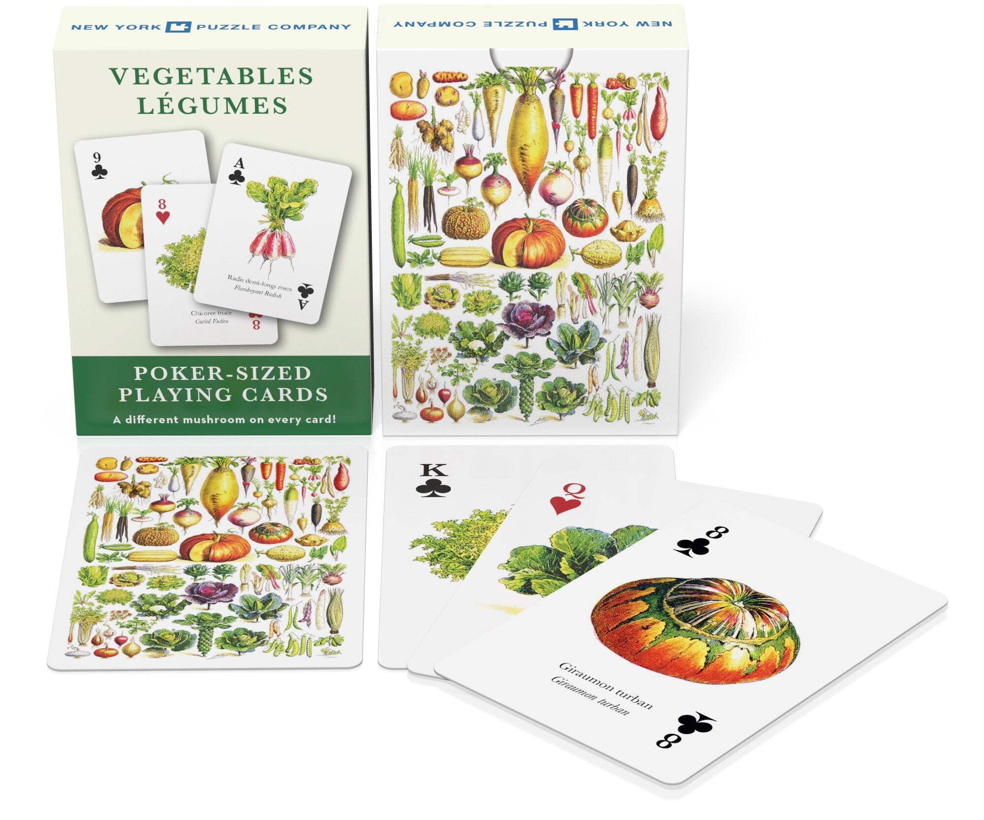 New York Puzzle Company Vegetable Playing Cards Single Standard Deck - Walmart.com