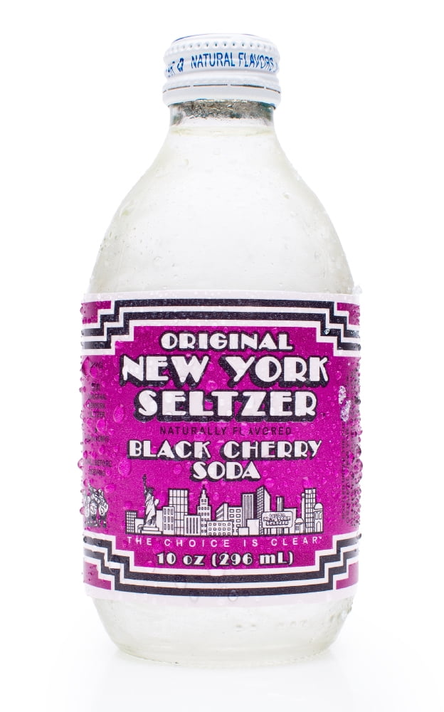 Walmart Original New York Seltzer Carbonated Black Cherry Soda - 12 ...