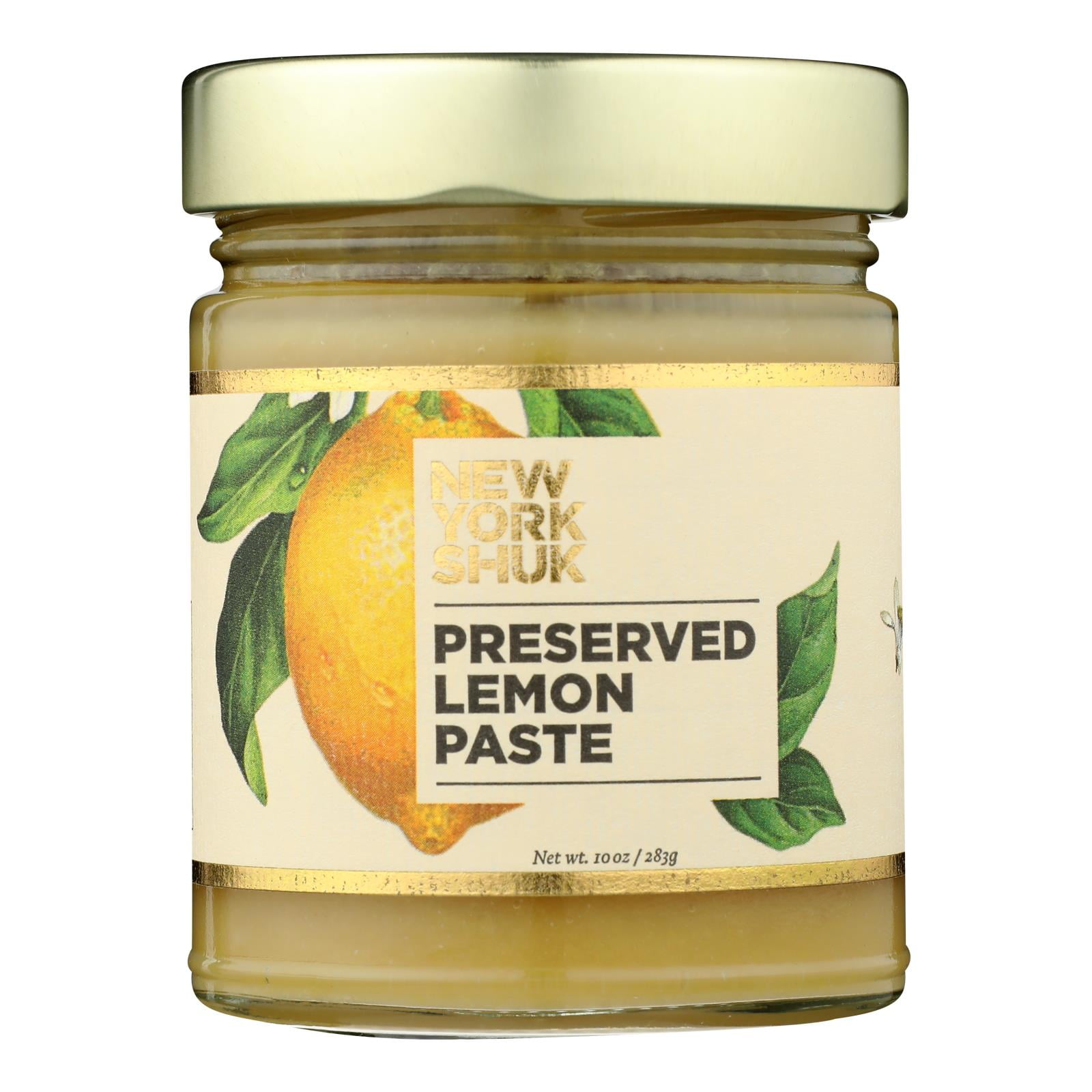 New York Shuk, Preserved Lemon Paste, 10 oz, Bright Citrus Flavor ...