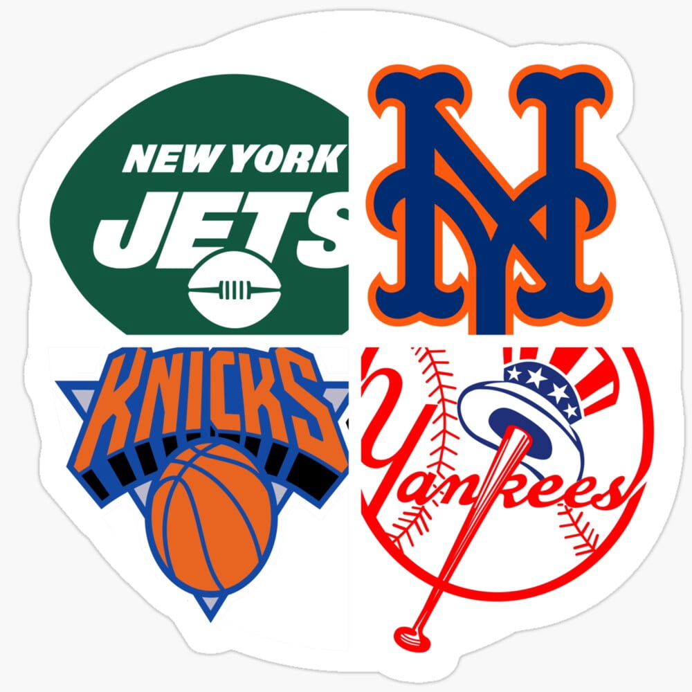 New York Sports 3 Sticker Phone Decal Water Bottle Stickers Car Decals ...