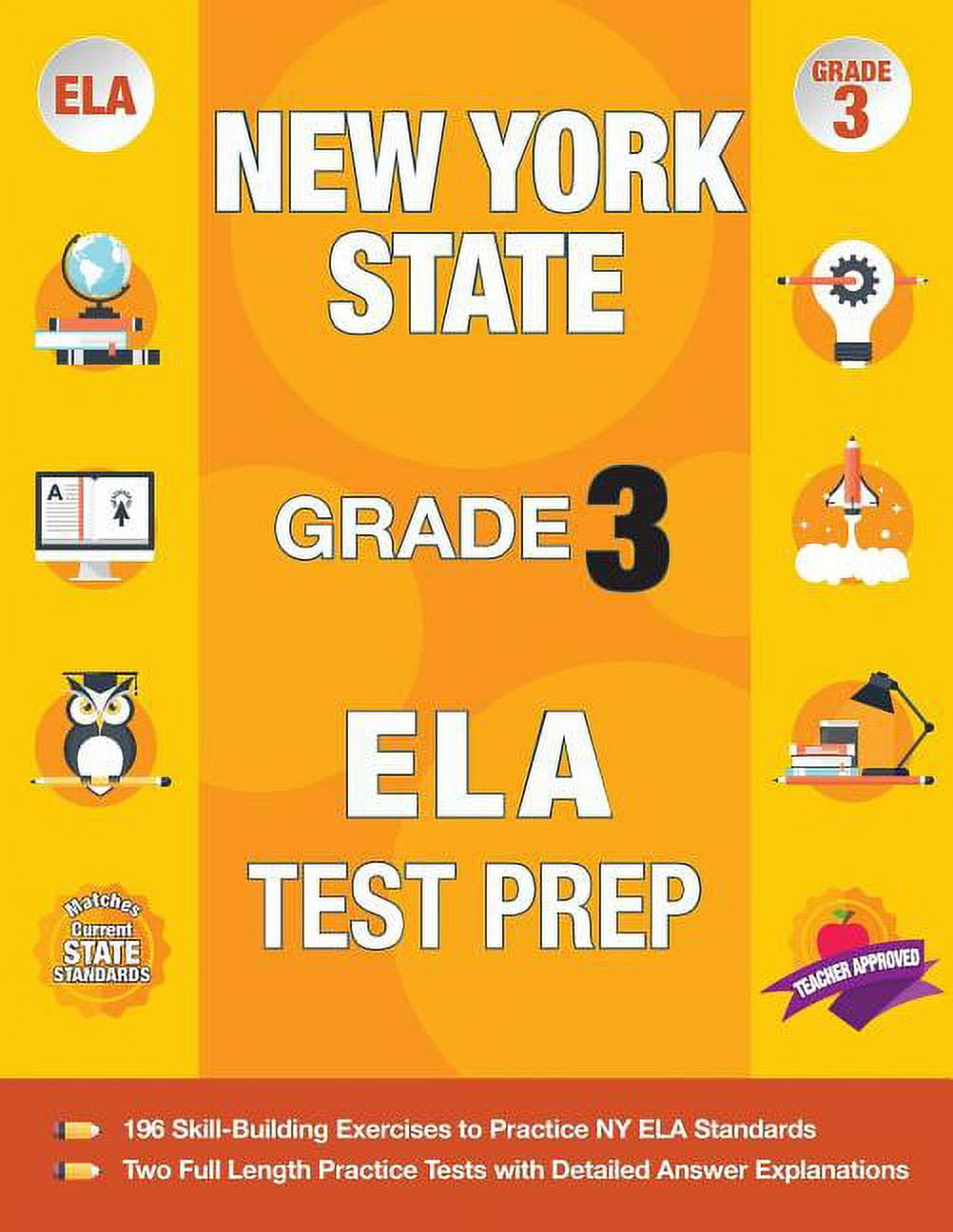 New York State Grade 3 Ela Test Prep : New York 3rd Grade Ela Test Prep ...
