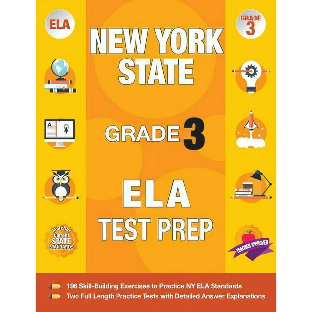 New York State Grade 3 Ela Test Prep : New York 3rd Grade Ela Test Prep ...