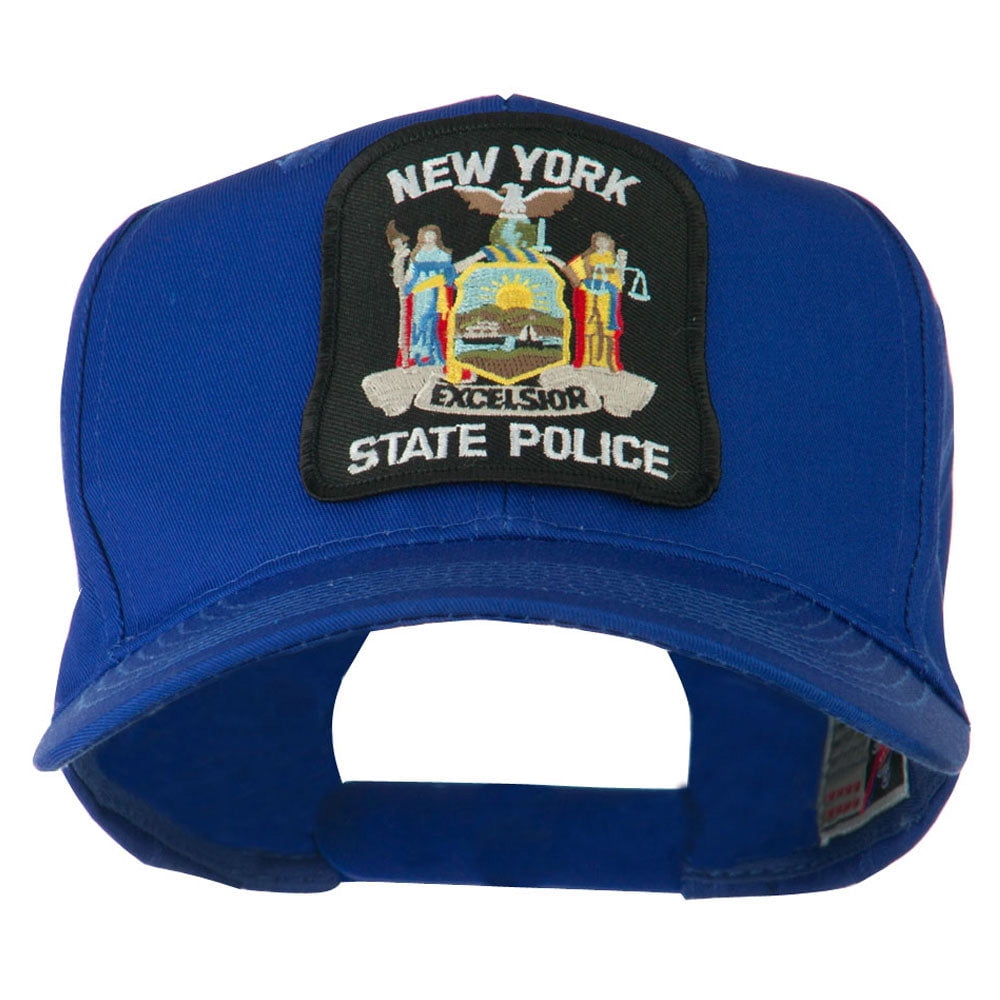 New York State Police Patched Twill Pro Style Cap - Royal OSFM ...