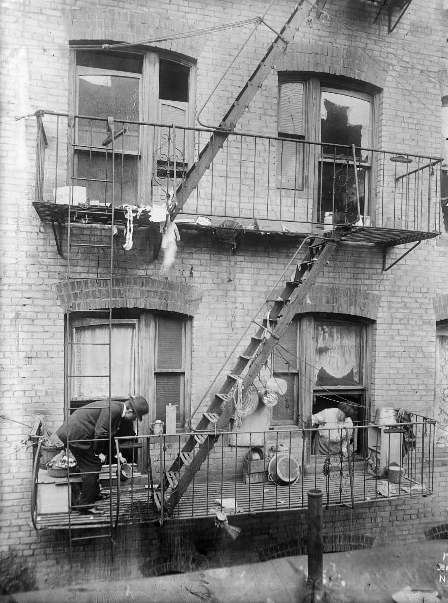 New York Tenement, C1910. Na Public Health Inspector Searching For ...