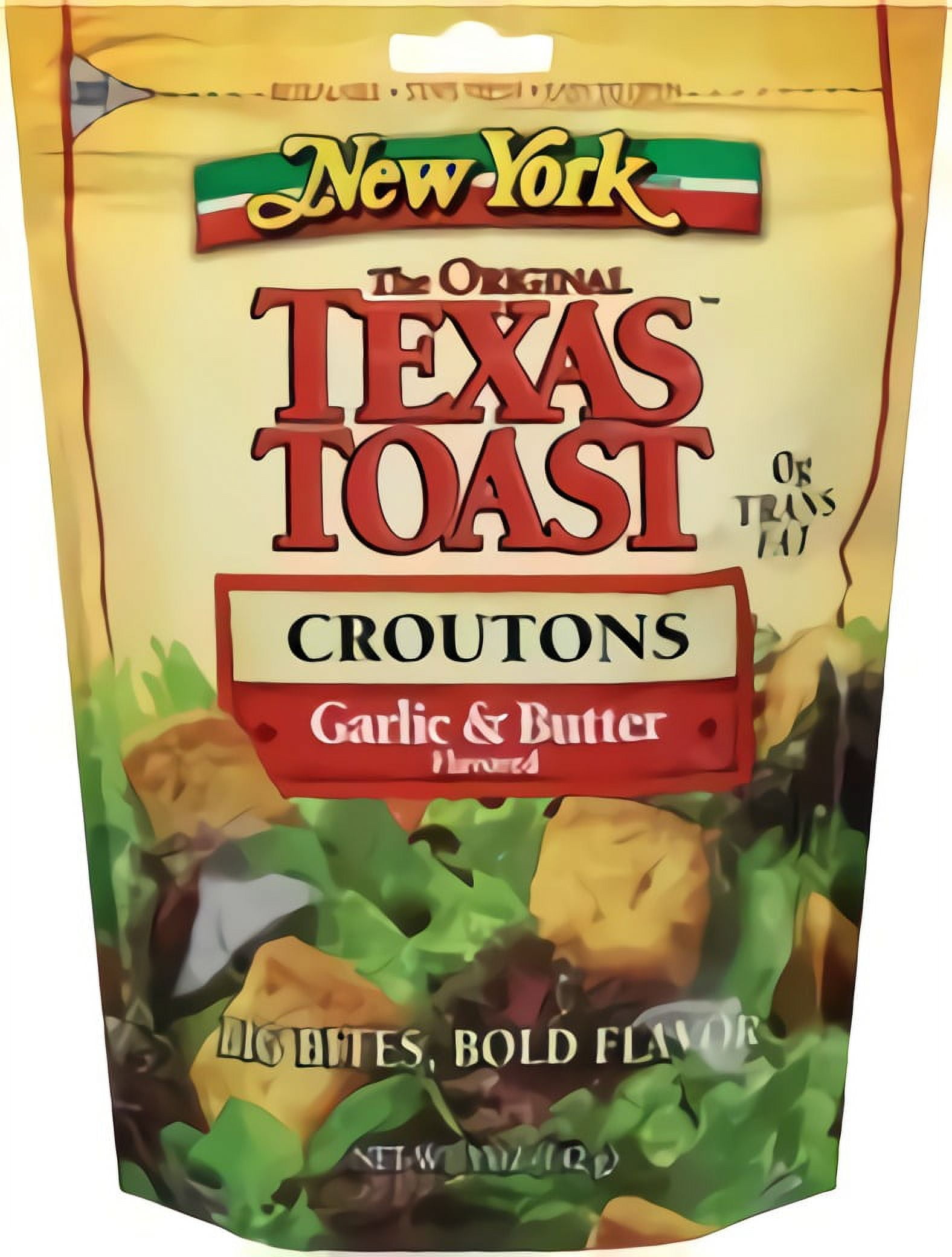 New York Texas Toast Croutons, Garlic & Butter 5 Oz (Pack of 4 ...