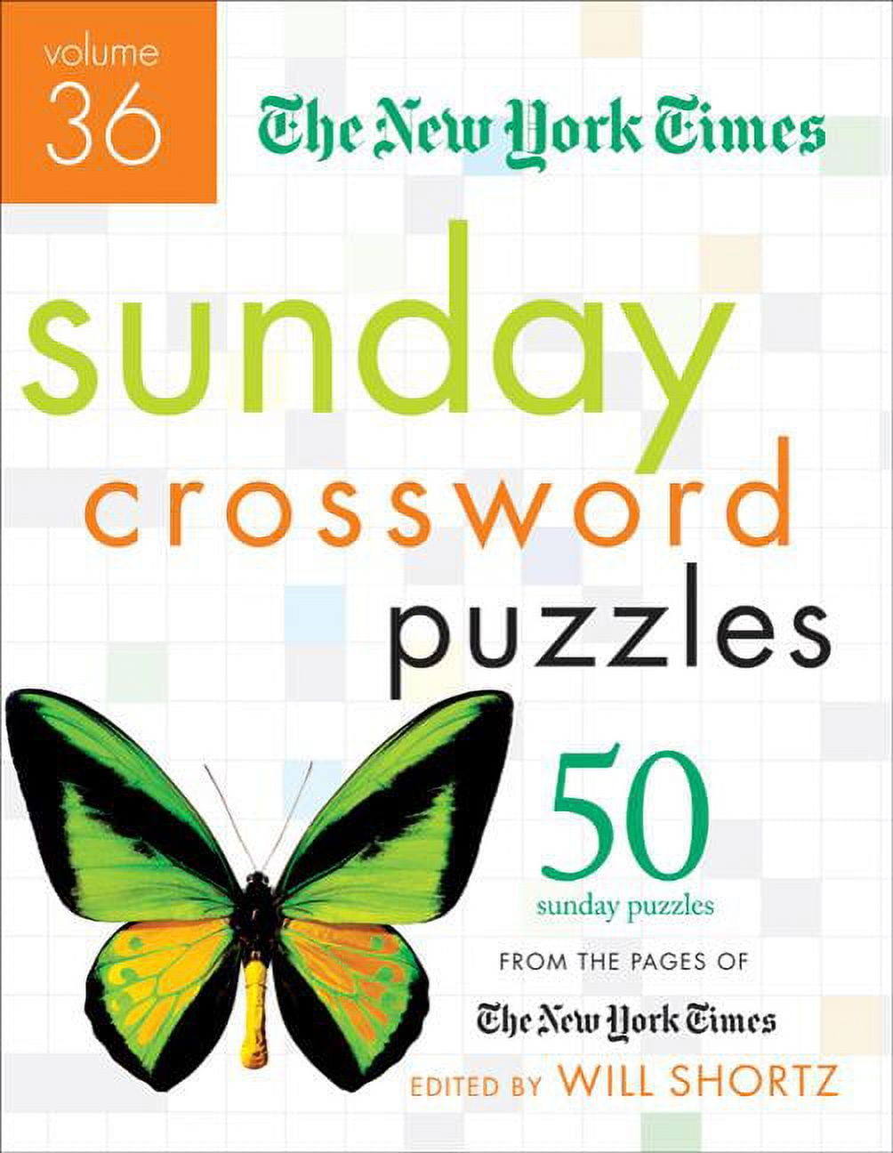 New York Times Sunday Crossword Puzzles Volume 36, Spiral-Bound Book by ...