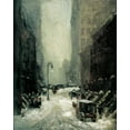 New York Winter - CANVAS OR FINE PRINT WALL ART - Walmart.com
