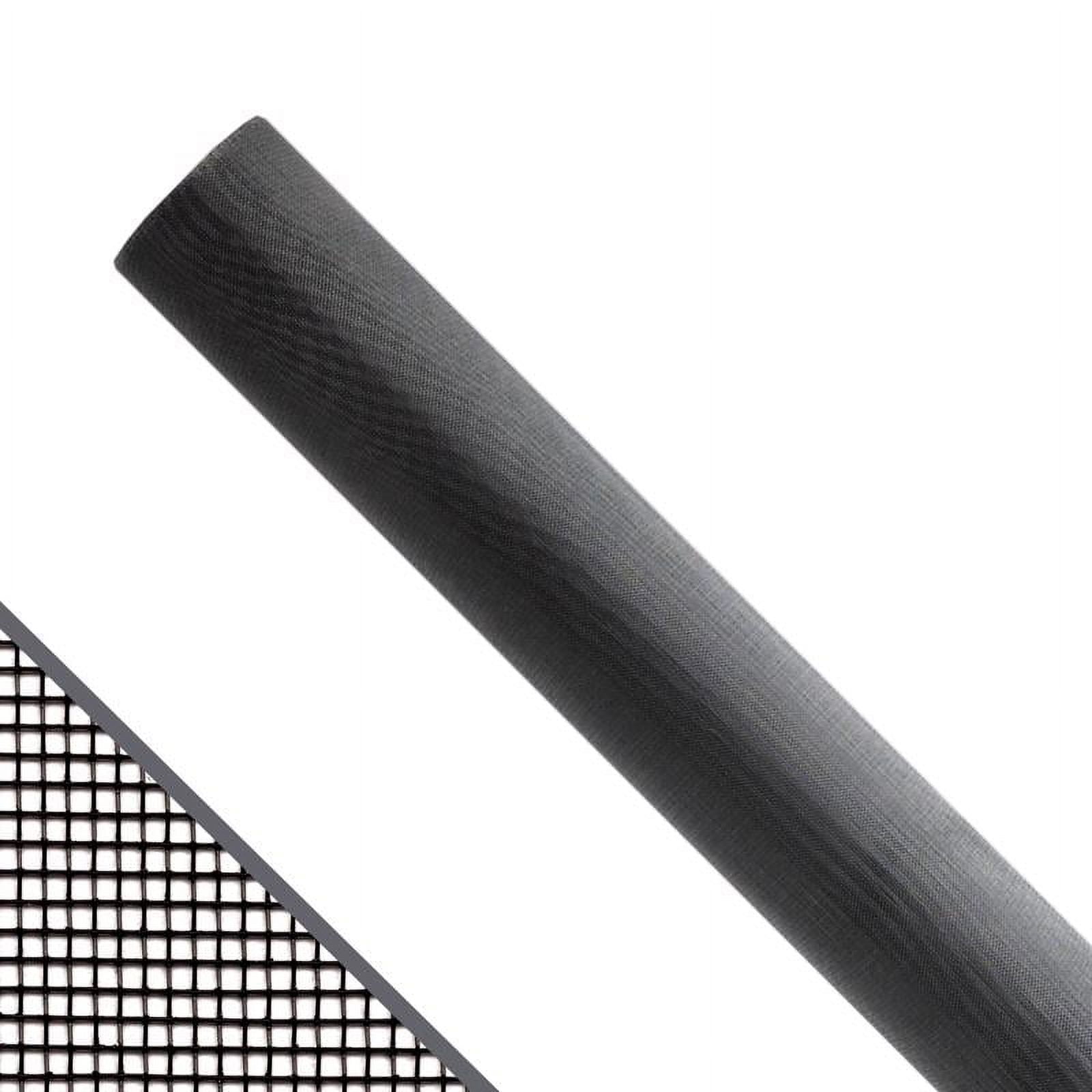 Saint-Gobain ADFORS 24 in. W X 100 ft. L Black Aluminum Insect Screen ...
