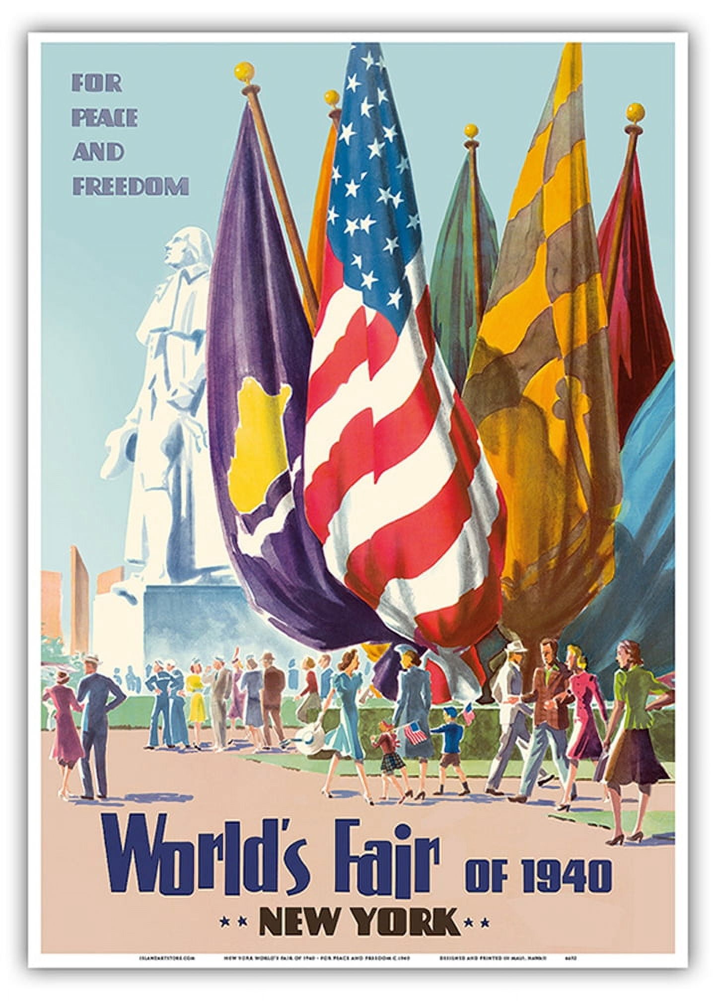 New York World’s Fair of 1940 - For Peace and Freedom - Vintage Travel ...