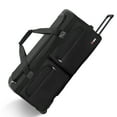 New York XPress Polyester Rolling Duffle Bag with Wheels and Handle ...