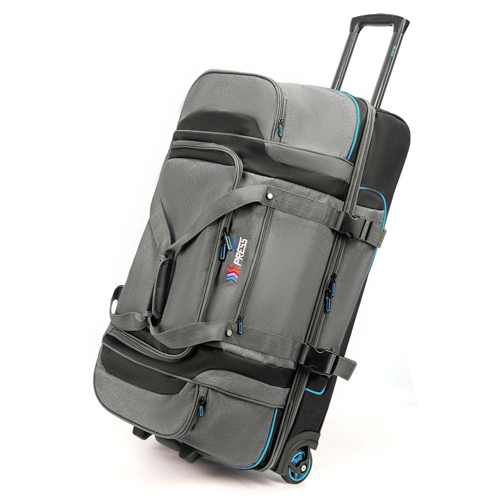 New York XPress 30" Duffle Bag with Wheels,Drop-Bottom Rolling Duffel ...