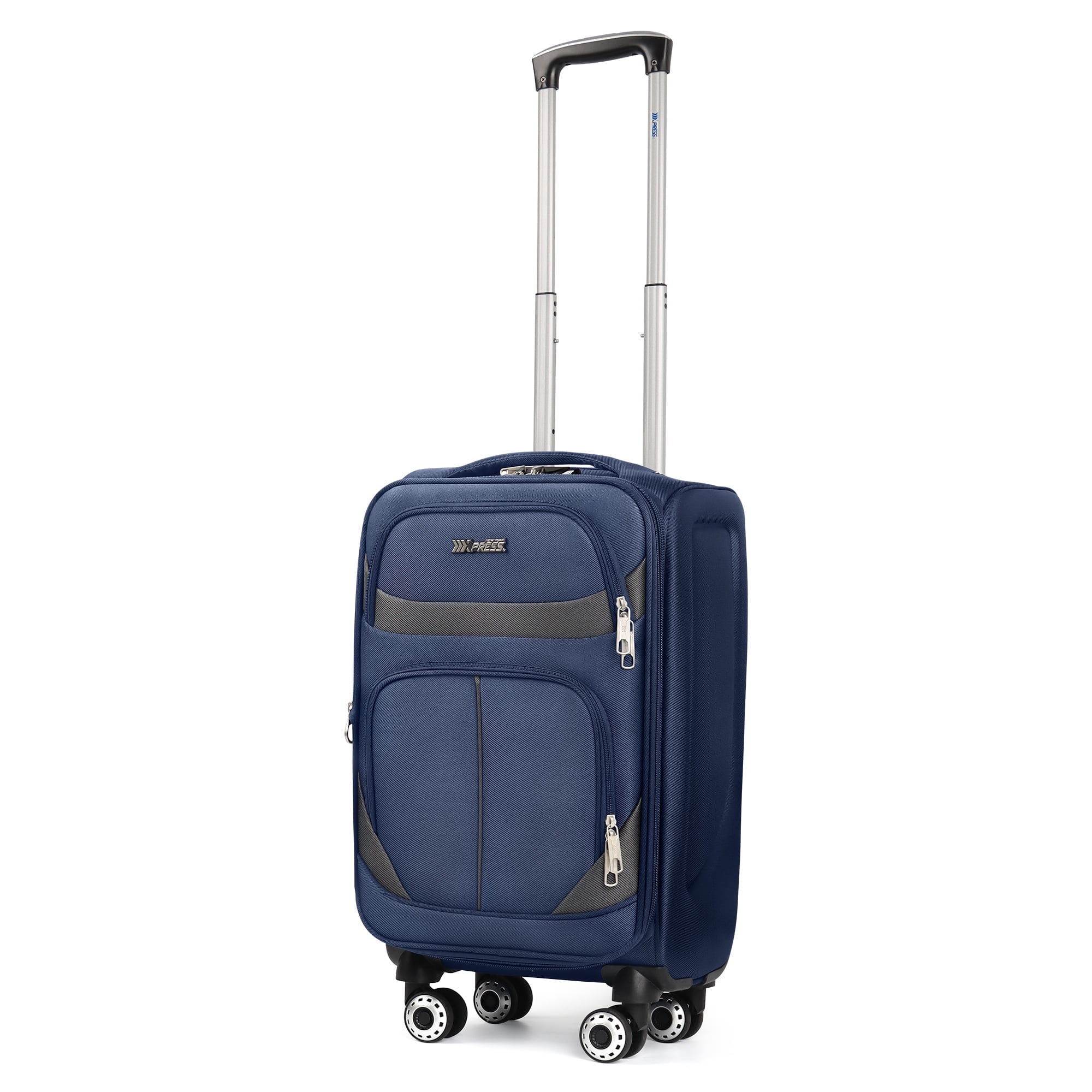 New York Xpress 20" Softside Carry On Luggage Lightweight Expandable ...