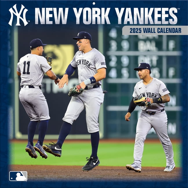 New York Yankees 2025 12x12 Team Wall Calendar, (Paperback) - Walmart.com