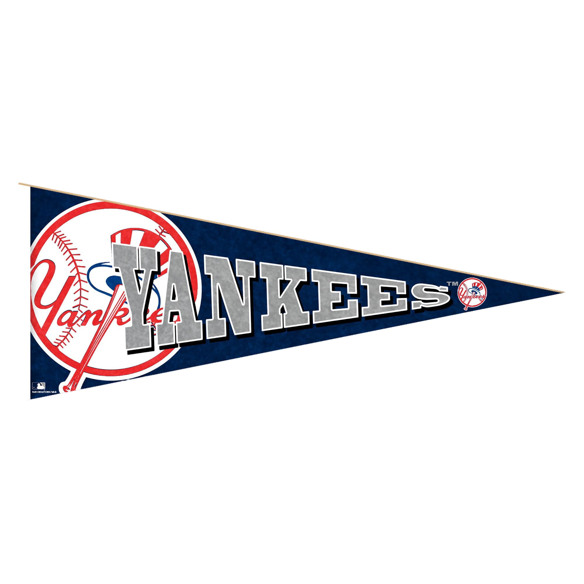 New York Yankees 24'' Wood Pennant - Walmart.com