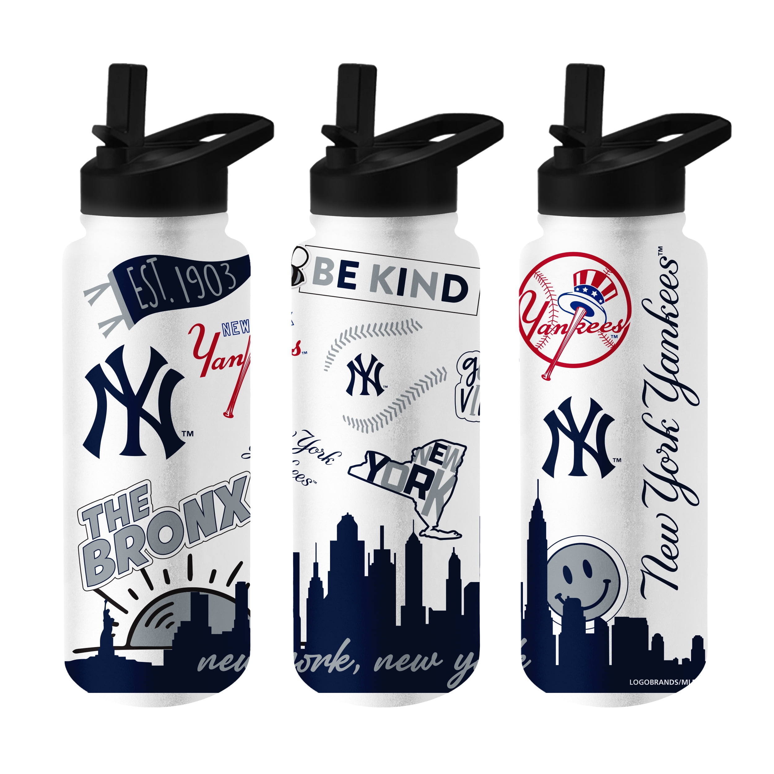 New York Yankees 34oz. Native Quencher Bottle - Walmart.com
