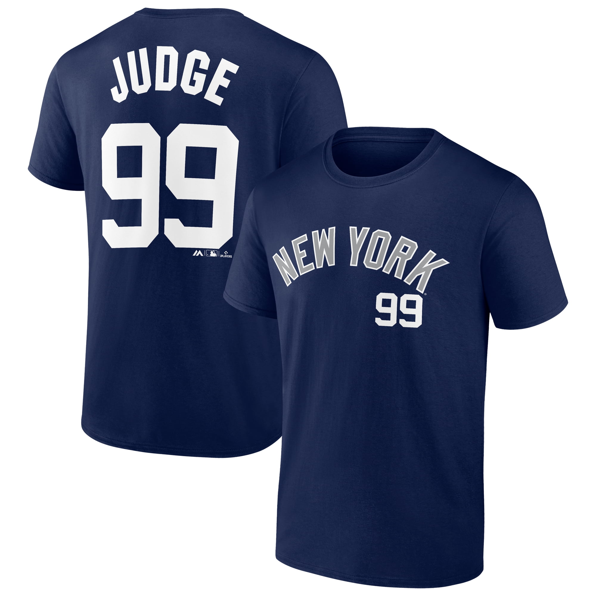 New York Yankees A Judge - MLB Player Men's Short Sleeve Crew Neck T ...