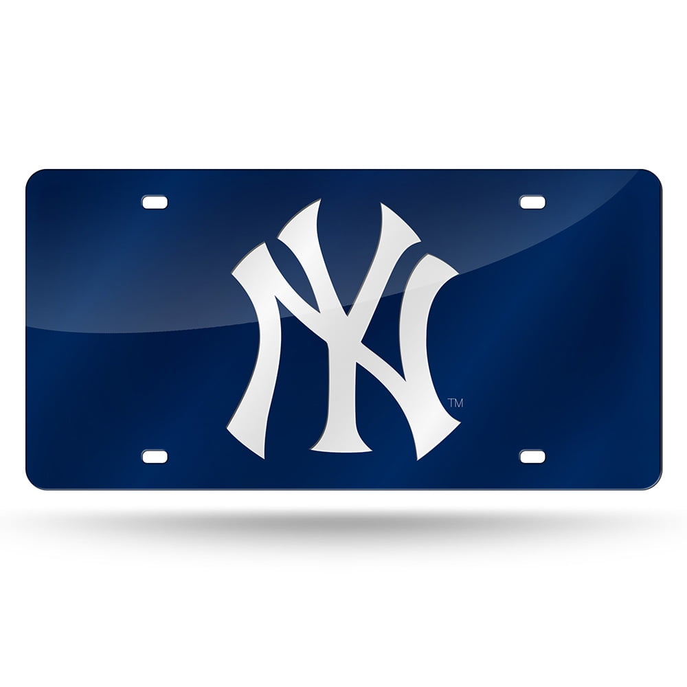 New York Yankees MLB Laser Cut License Plate Tag - Walmart.com