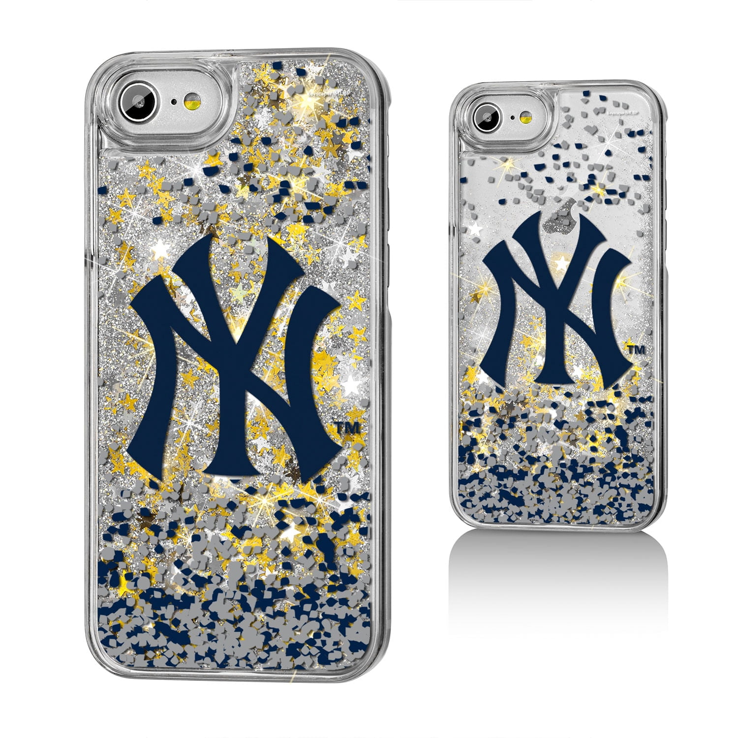 New York Yankees iPhone 6/6s/7/8 Logo Gold Glitter Case - Walmart.com