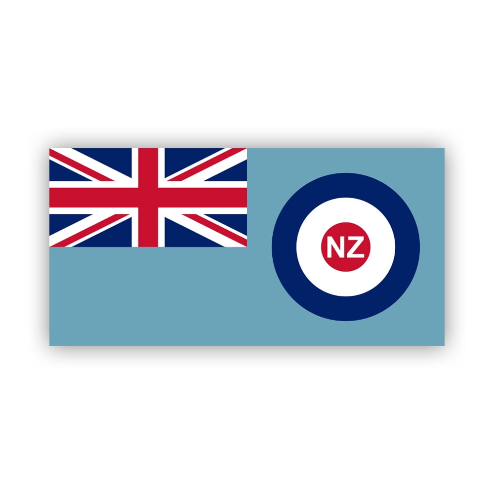 New Zealand Air Force Ensign Flag Sticker Decal - Self Adhesive Vinyl ...