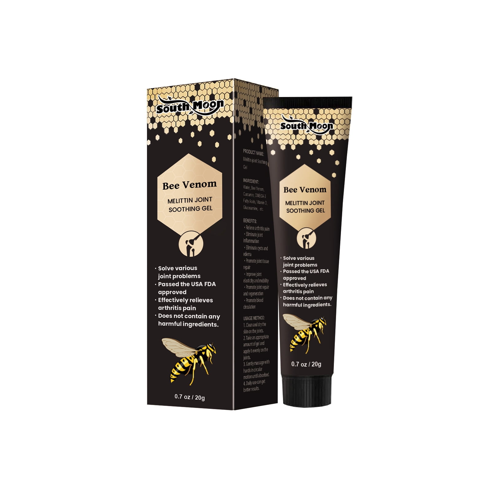New Zealand Bee Joint Relief Gel, New Zealand Bee Professional Gel, Bee ...