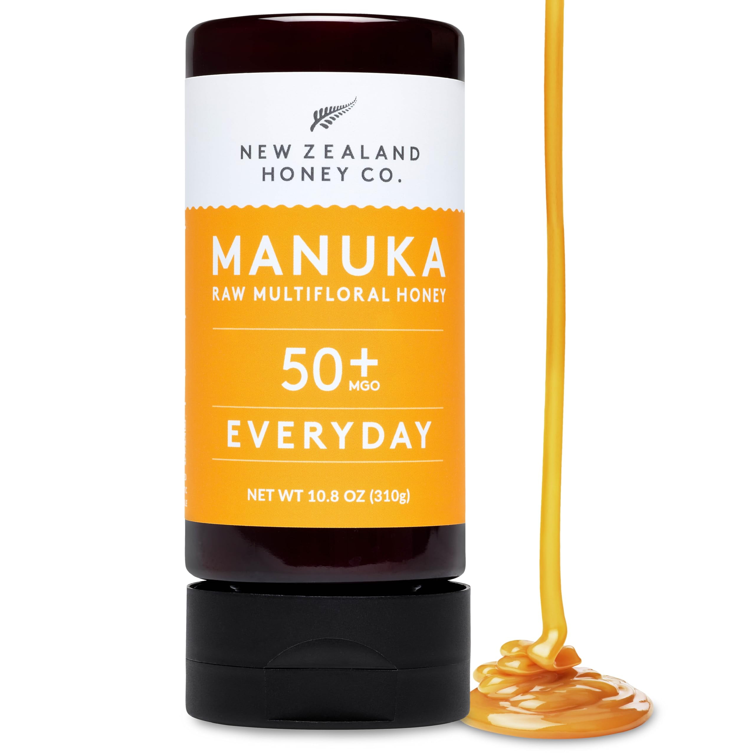 New Zealand Honey Co. DEF29 Raw Manuka Honey MGO 50+, 10.8oz / 310g, Full Traceability, No ...