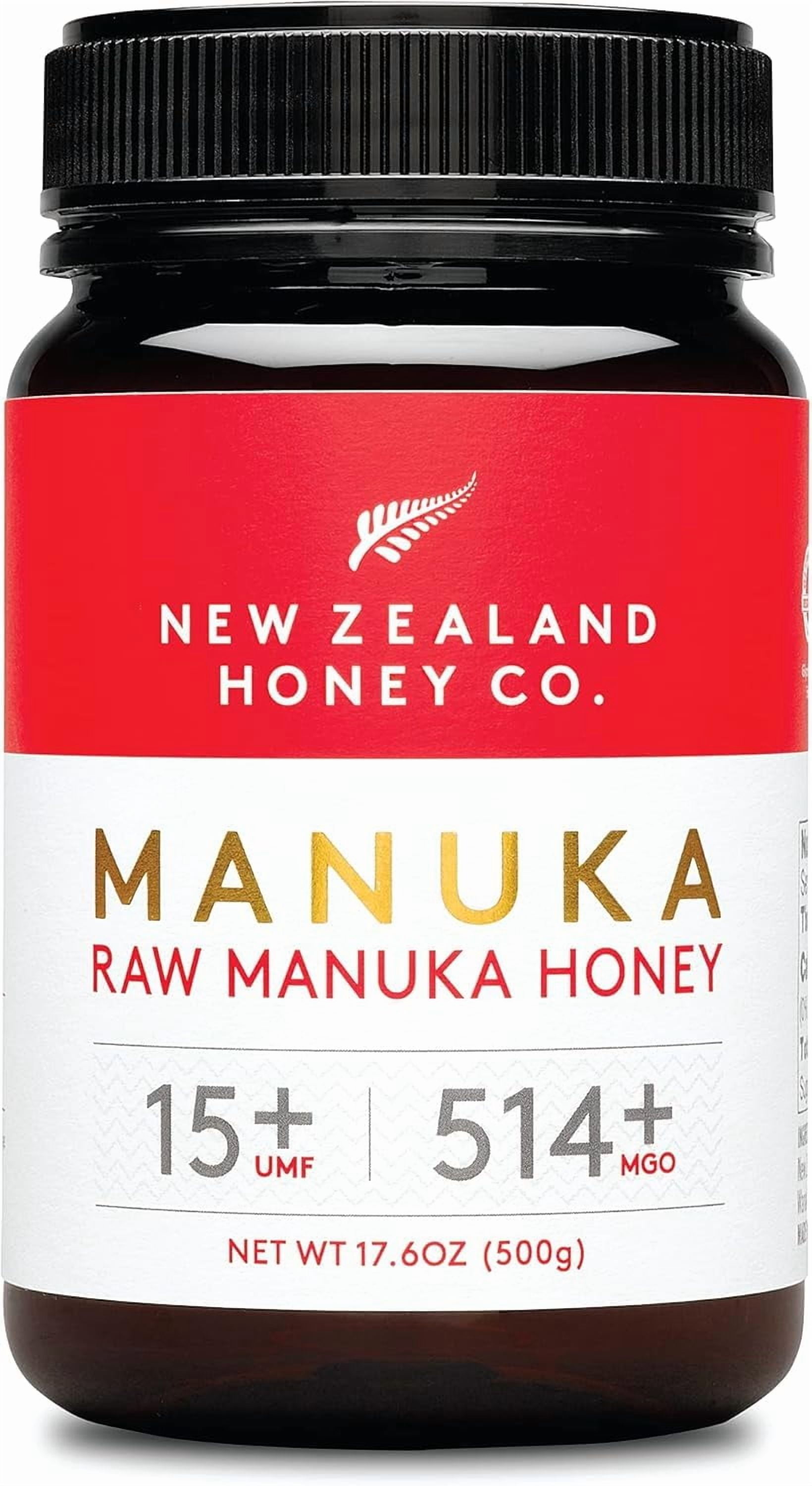 New Zealand Honey Co. DEF29 Raw Manuka Honey UMF 15+ | MGO 514+, UMF Certified / 17.6oz ...
