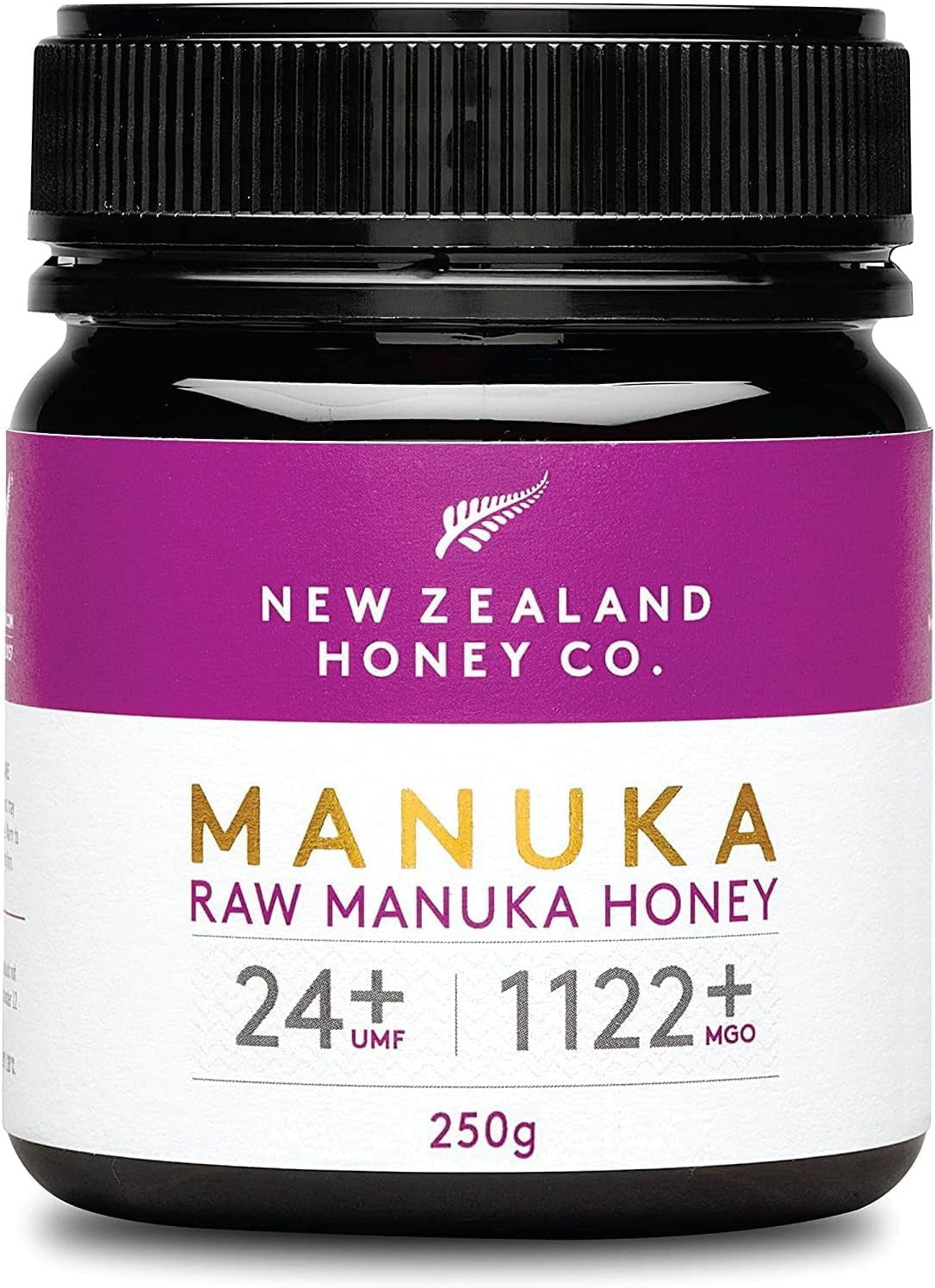 New Zealand Honey Co. DEF29 Raw Manuka Honey UMF 24+ / MGO 1122+, UMF Certified / 8.8oz ...