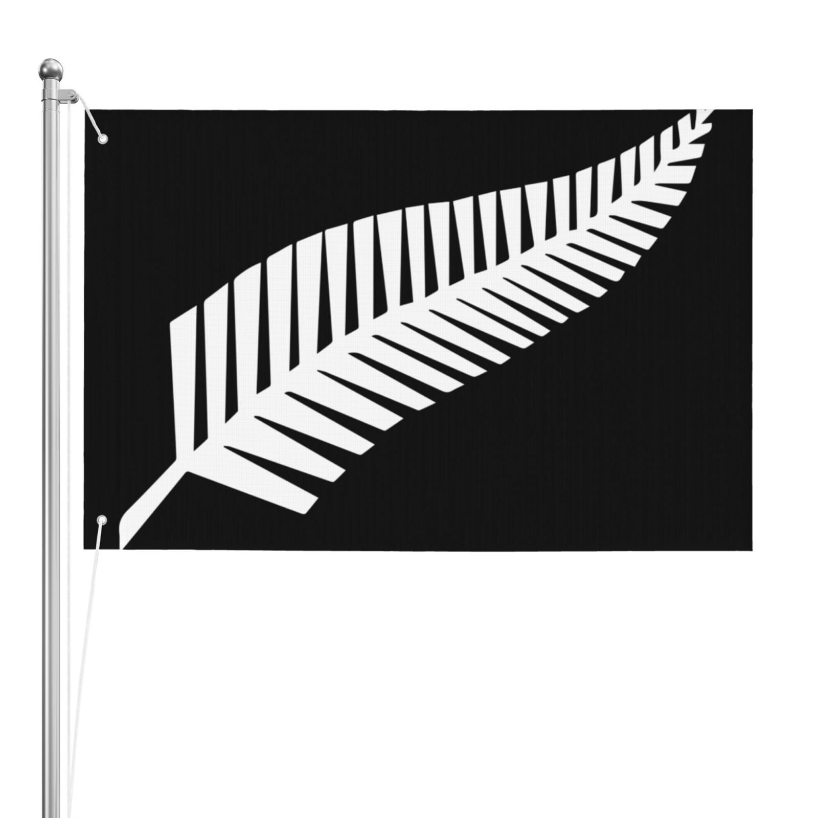New Zealand Maori Fern Flag Double Sided Flag 2x3ft For Home/Company ...