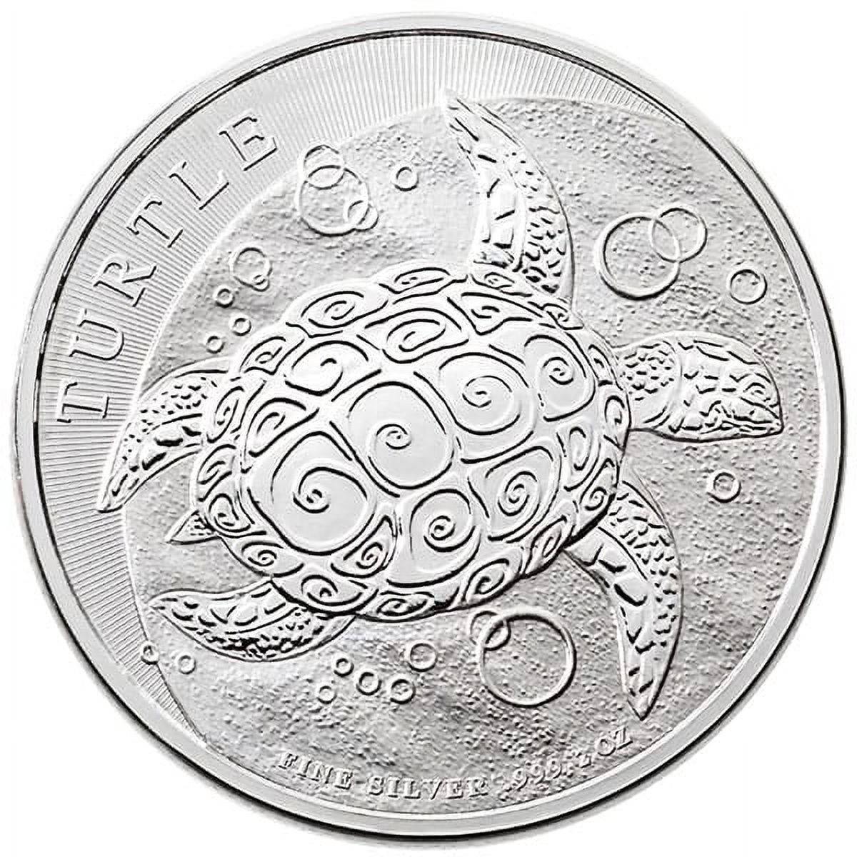 New Zealand Mint 2 Oz Silver Hawksbill Turtle Precious Metals Bullion Coin - Walmart.com