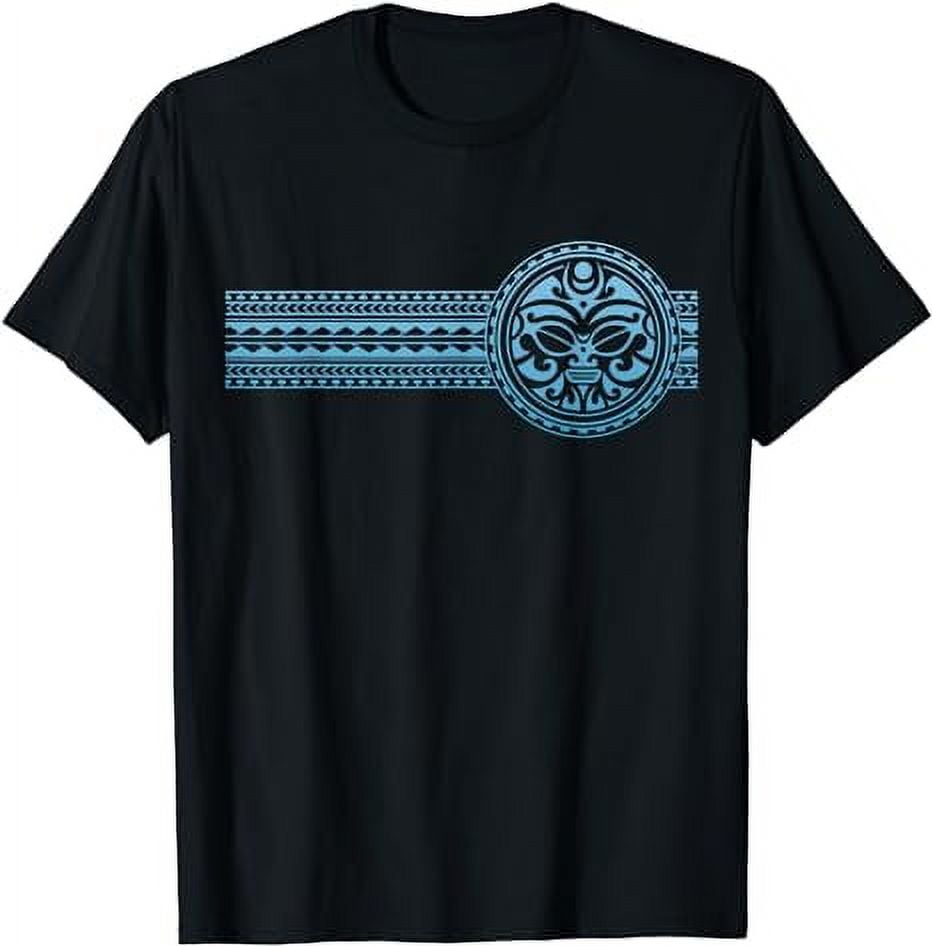 New Zealand Ornamental Culture Mask Symbol Haka T-Shirt - Walmart.com