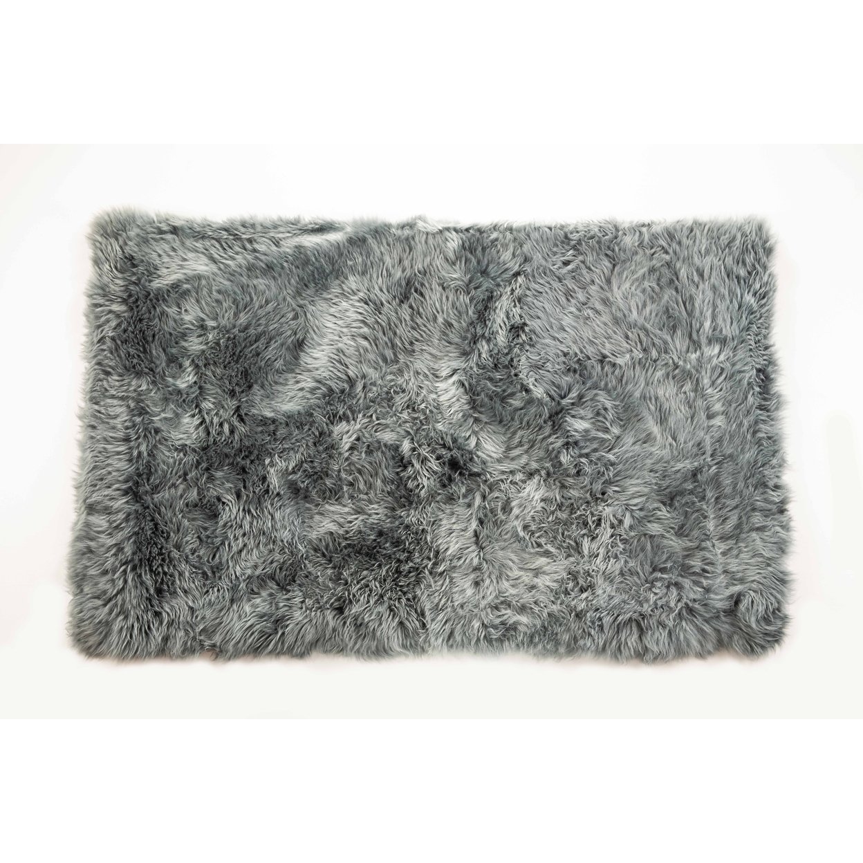 Zealand Sheepskin Trio Rectangular Rug 3x5 Natural 100% faux Soft ...