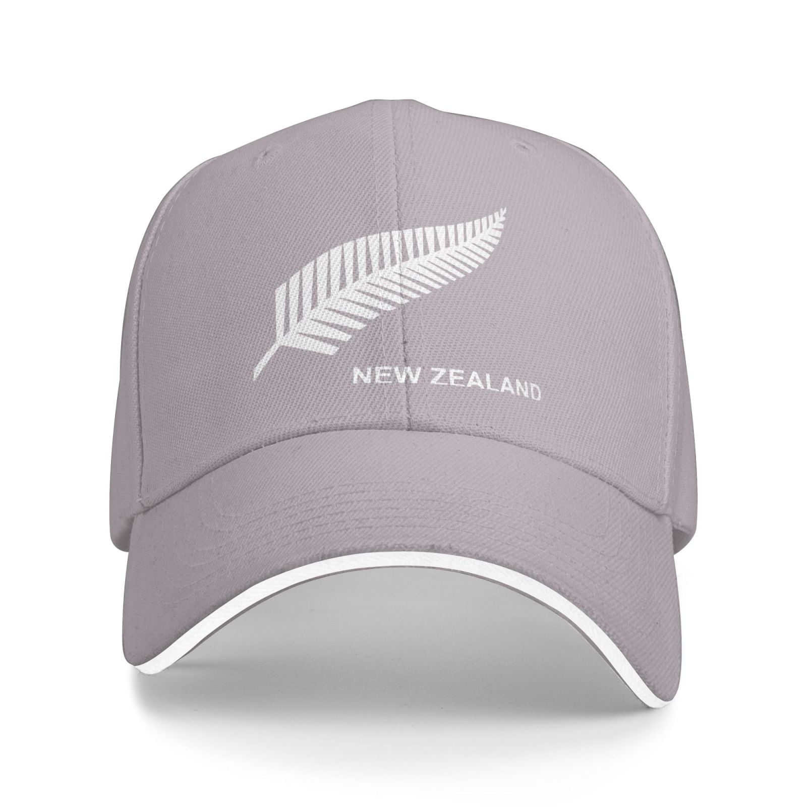 New Zealand `Silver Fern` Flag Unisex Sandwich Cap Classic Baseball ...