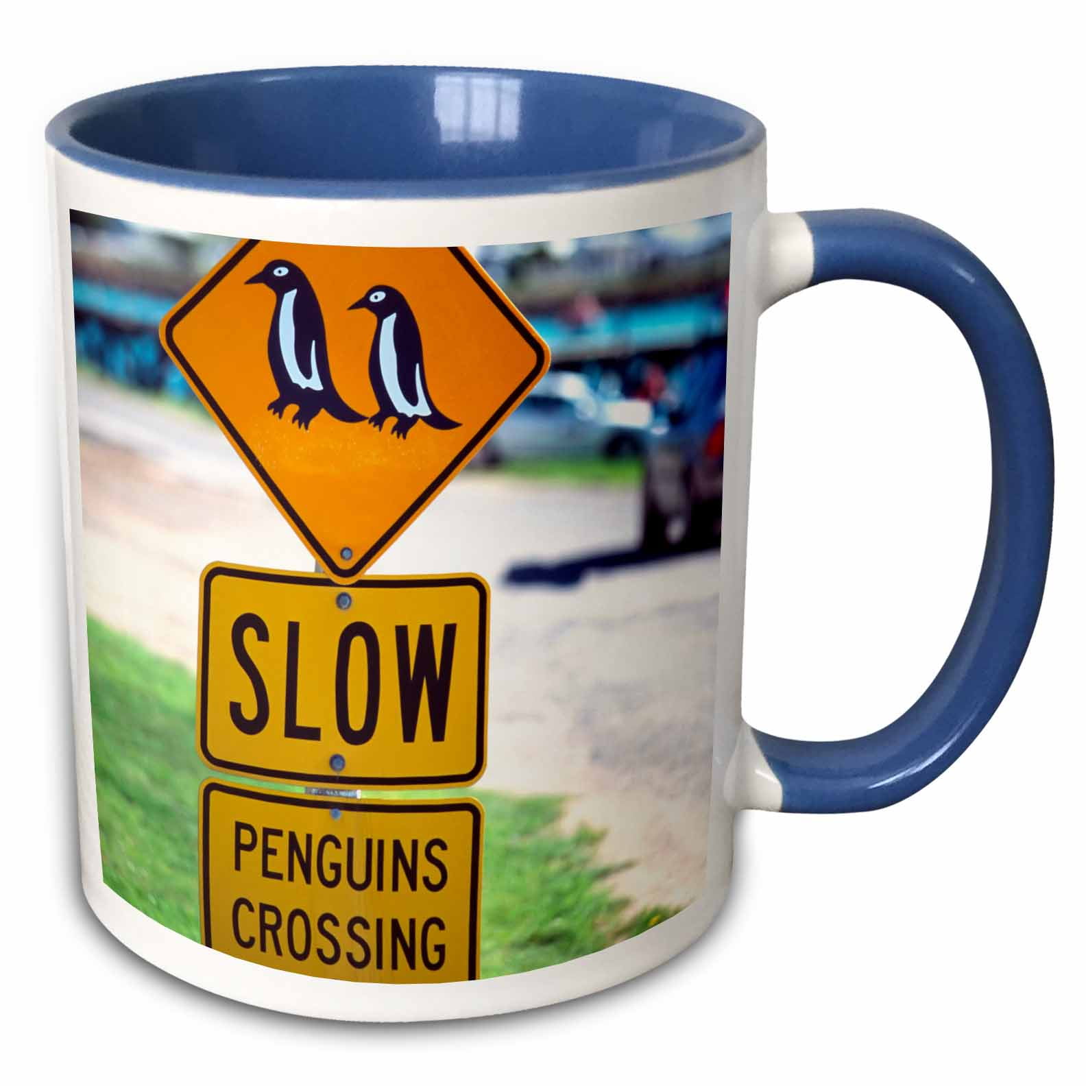 3drose, New Zealand, South Island, Penguin Crossing Sign-au02 Jst0010 ...
