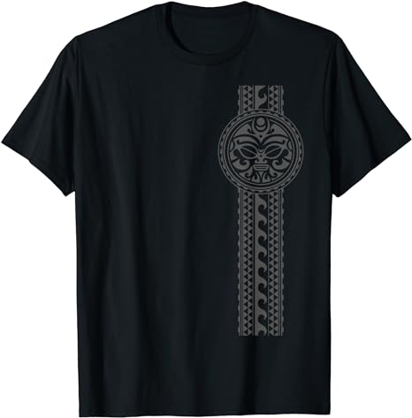 New Zealand Symbol Haka Culture Maori Mask Tribal T-Shirt - Walmart.com