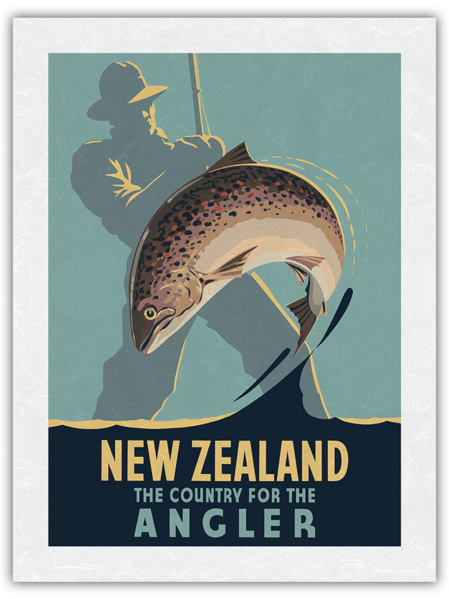 New Zealand - The Country for the Angler - Fly Fishing - Vintage Travel ...