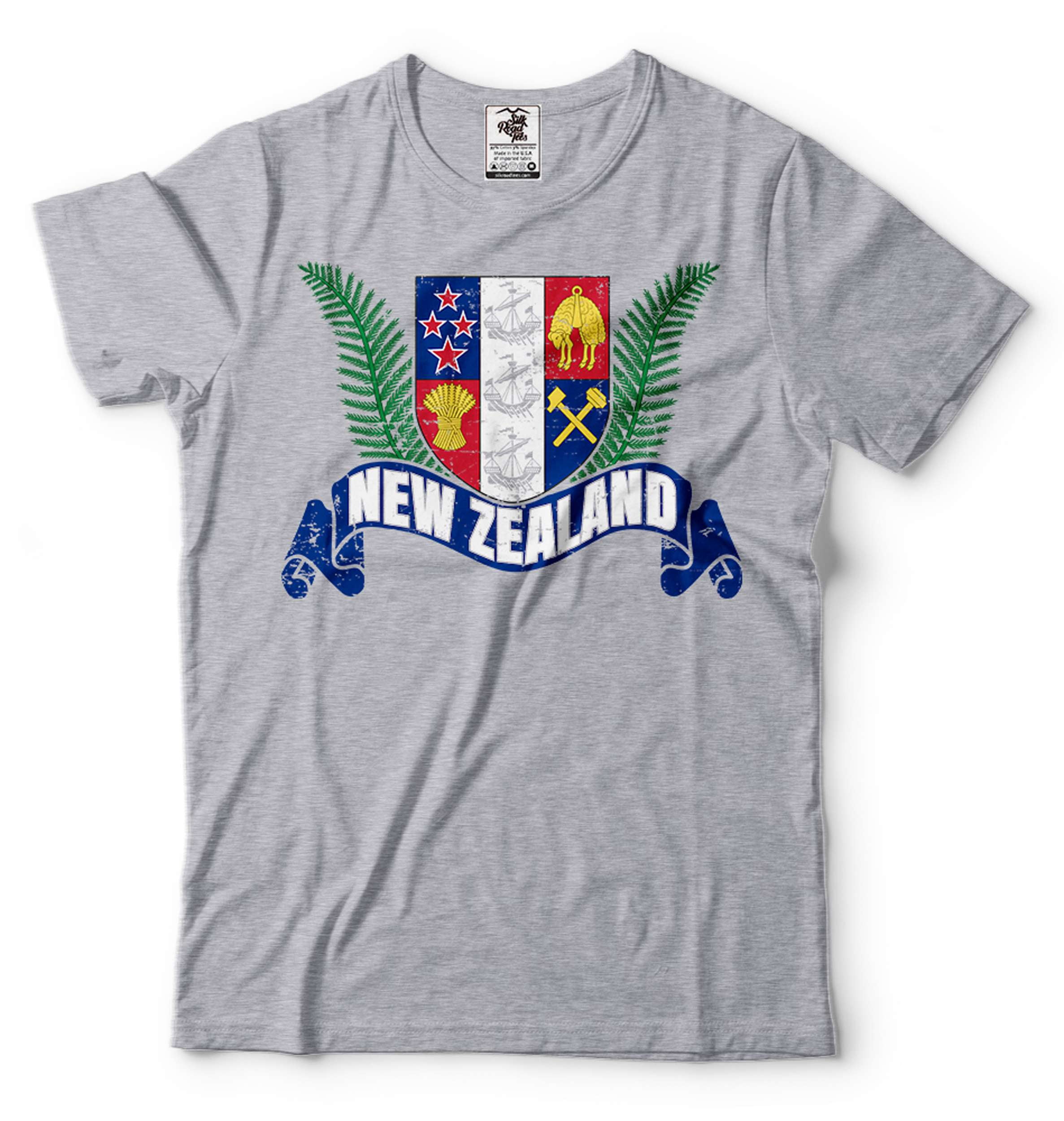New Zealand Unisex Shirt New Zealand Country Flag Logo Shirt Mens ...
