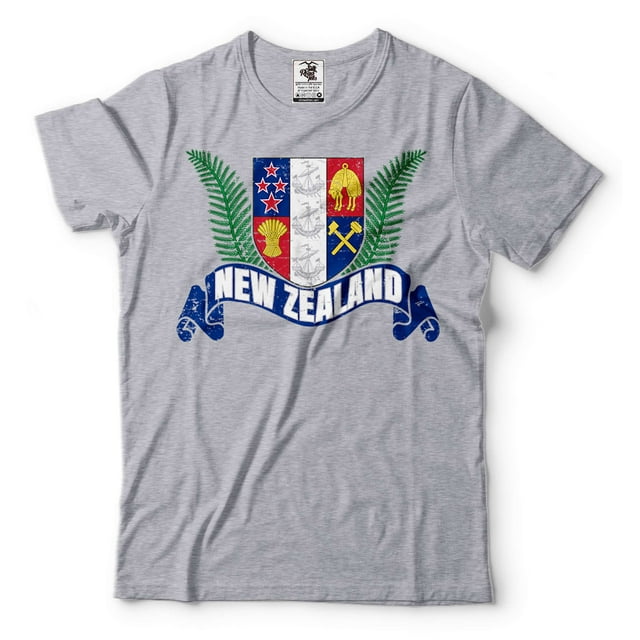 New Zealand Unisex Shirt New Zealand Country Flag Logo Shirt Mens ...